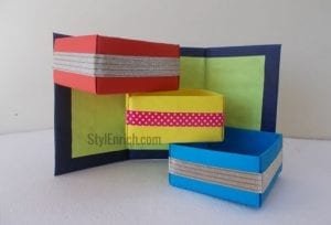 DIY Organizer : How To Make Origami Organizer Paper Project! – CraftEnrich