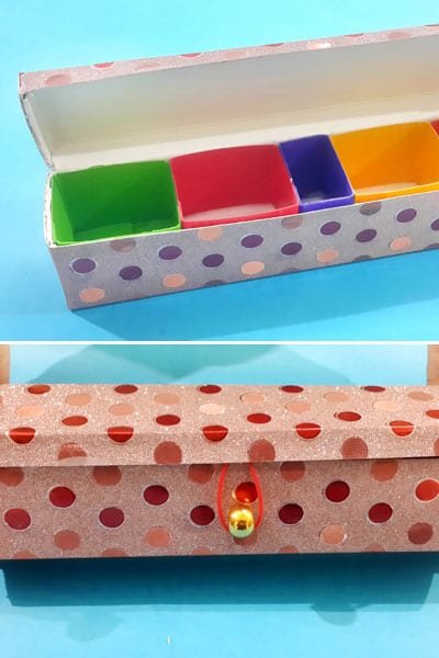 Best Out Of Waste Jewellery Box Using Toothpaste Cover! – CraftEnrich