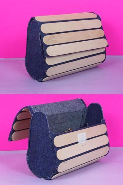 How to Make a DIY Ice-Cream Sticks Hand Purse? – CraftEnrich