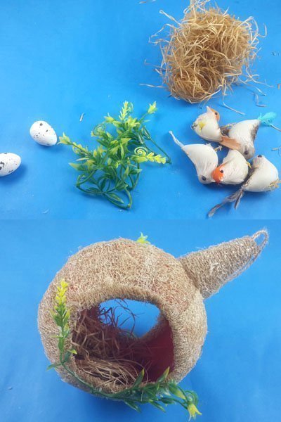 How to Make an Amazing DIY Nest Home Decor Craft from Plastic Ball ...