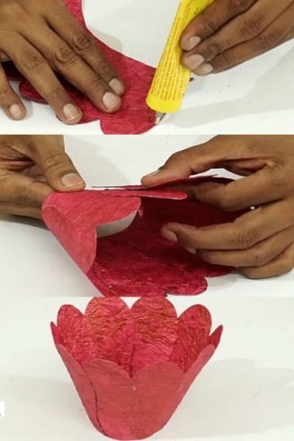 Paper Basket Making : How to Make a Beautiful DIY Paper Gift Basket ...