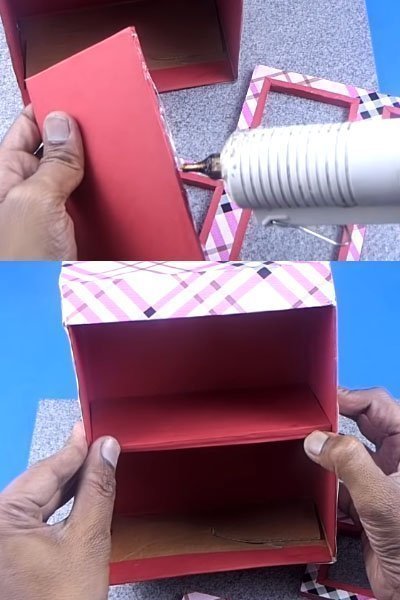 How to Make a DIY Cupboard Craft from Old Cardboard Box? – CraftEnrich